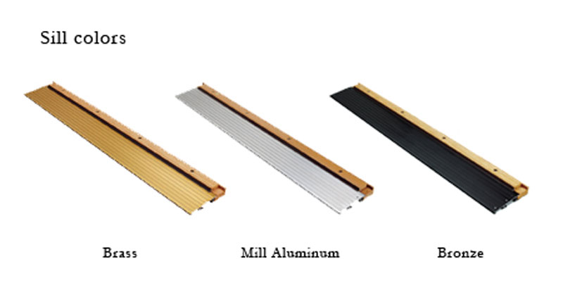 Sill Options for Millwork for Less wood doors